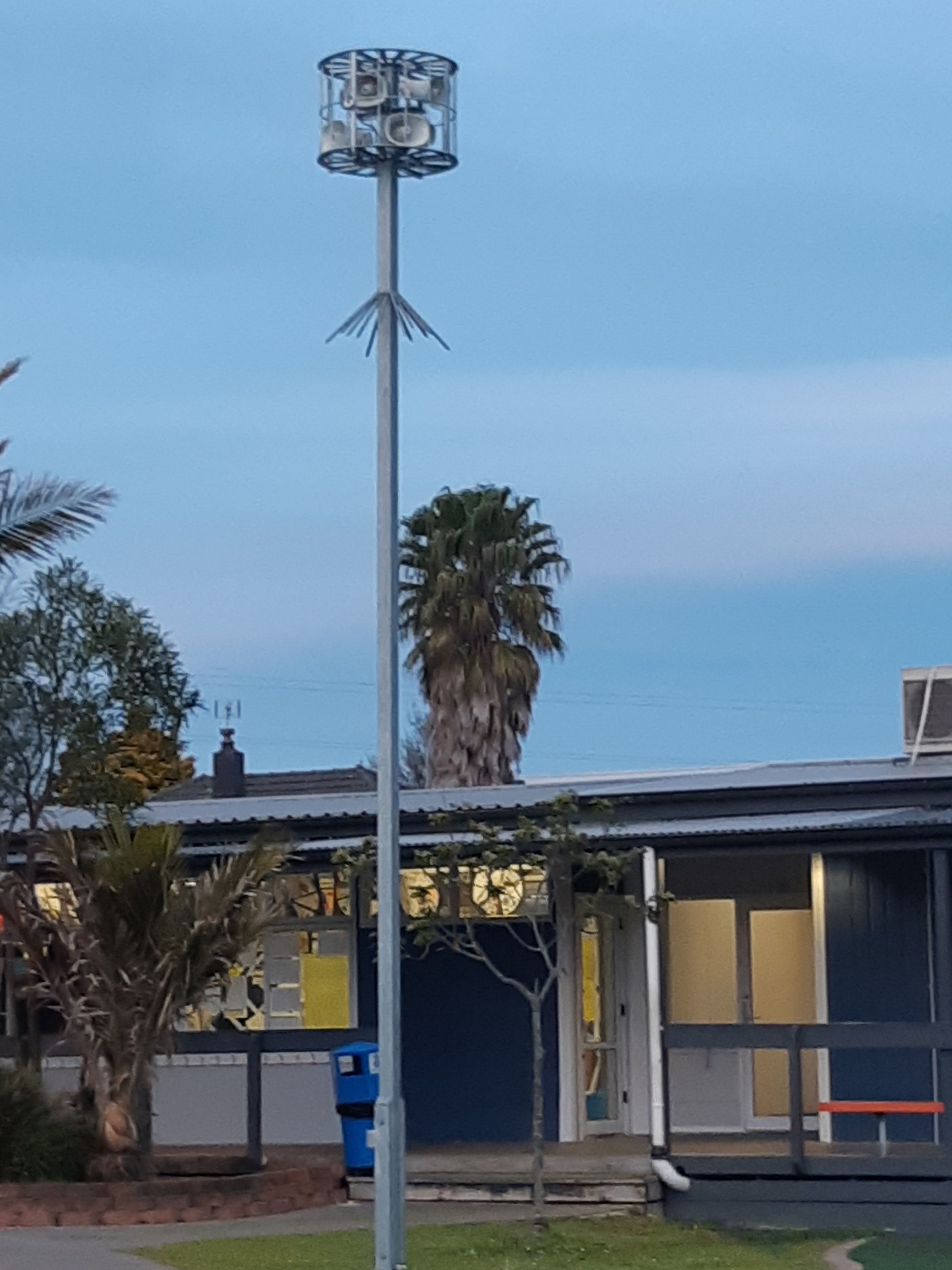 Outdoor Security Speaker Pole - Sitech System N.Z. Limited